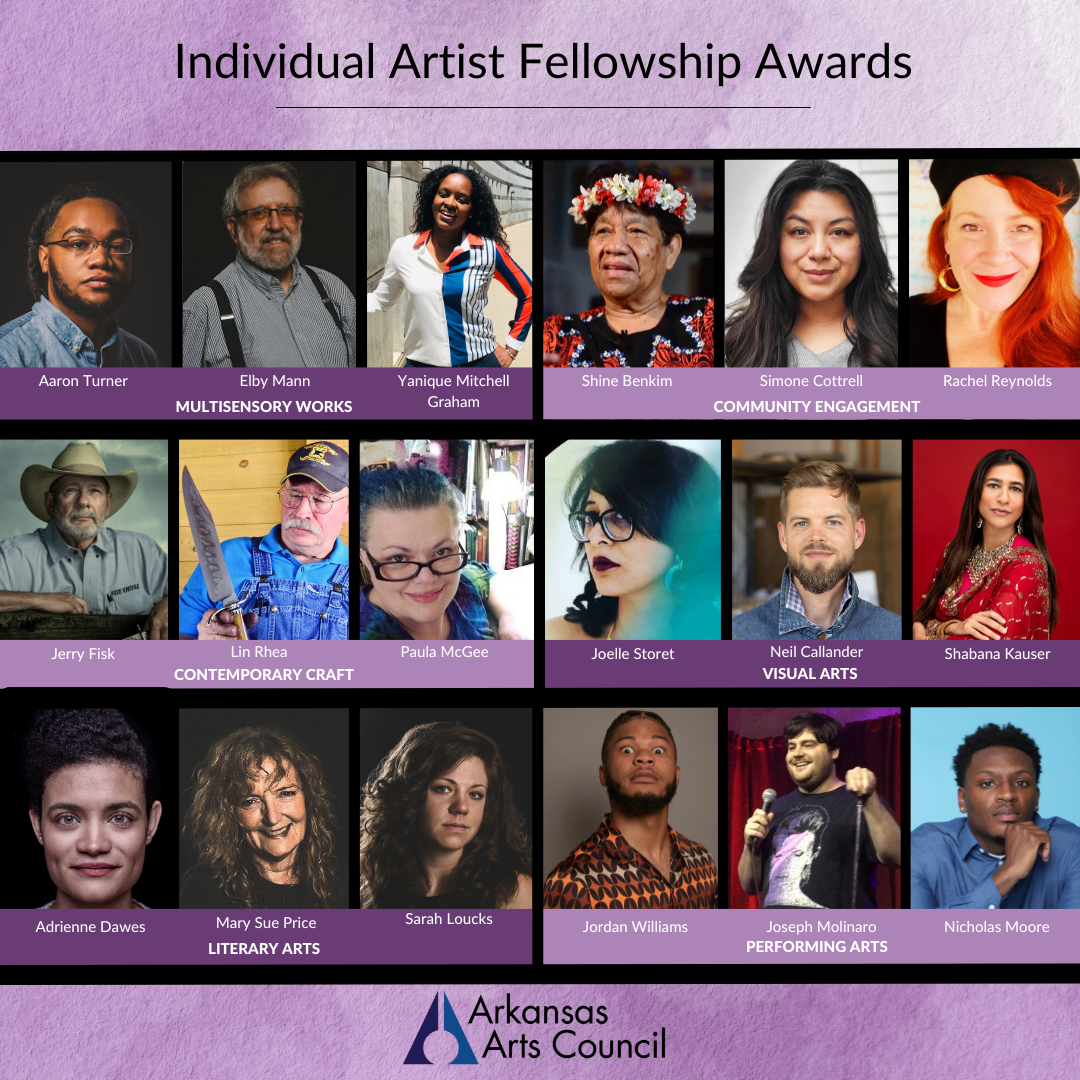 Arkansas Arts Council announces 2023 Individual Artist Fellowships