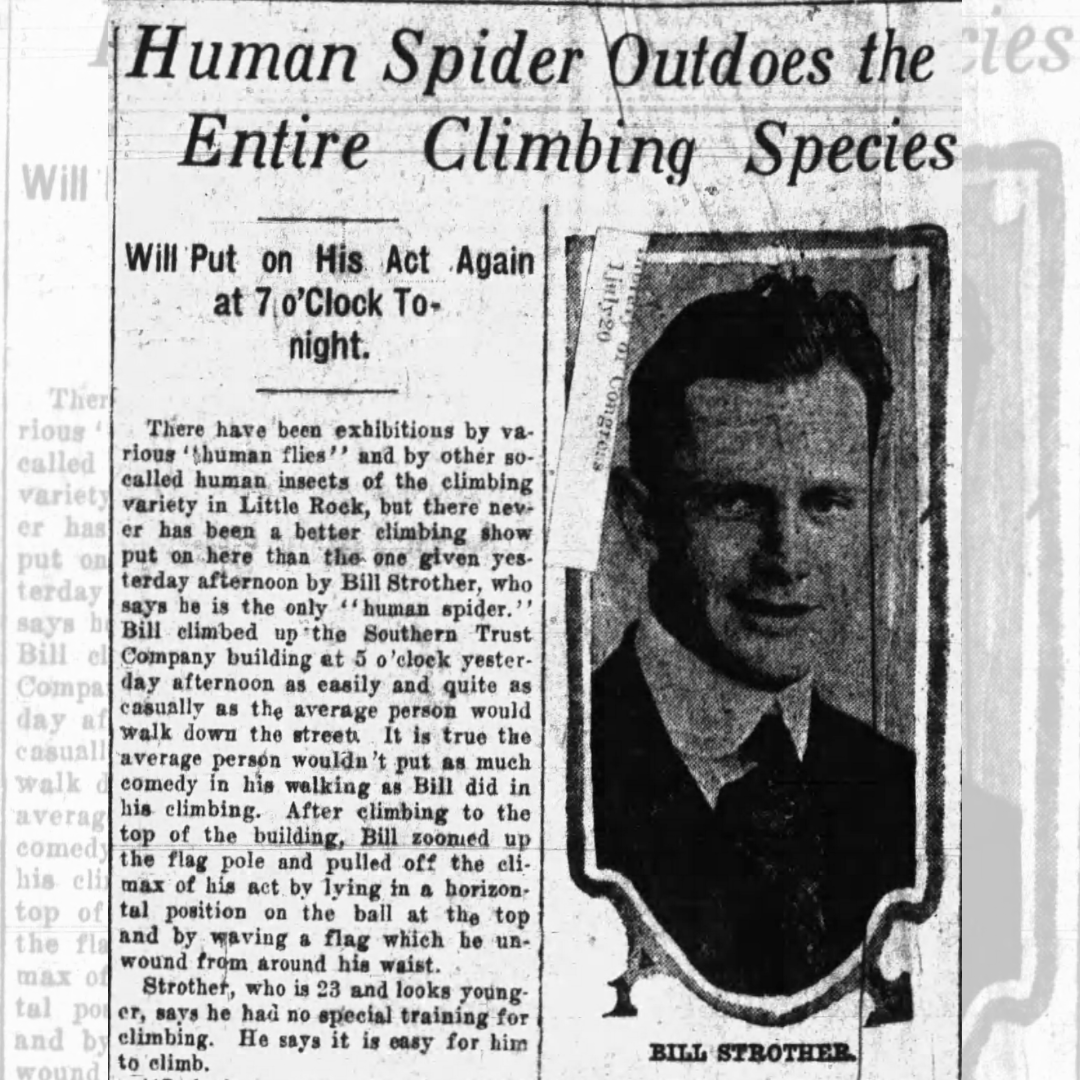 Bill Strother - Professional Building Climber